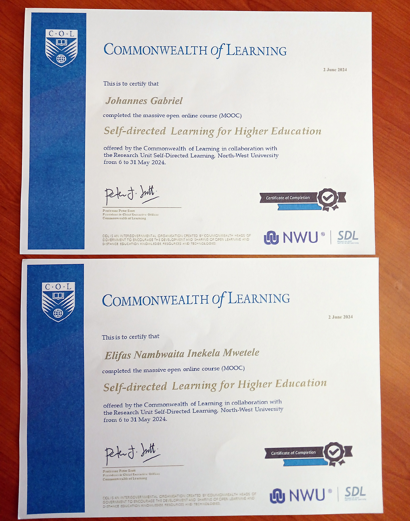UNAM Education students achieve certification in Self-Directed Learning ...
